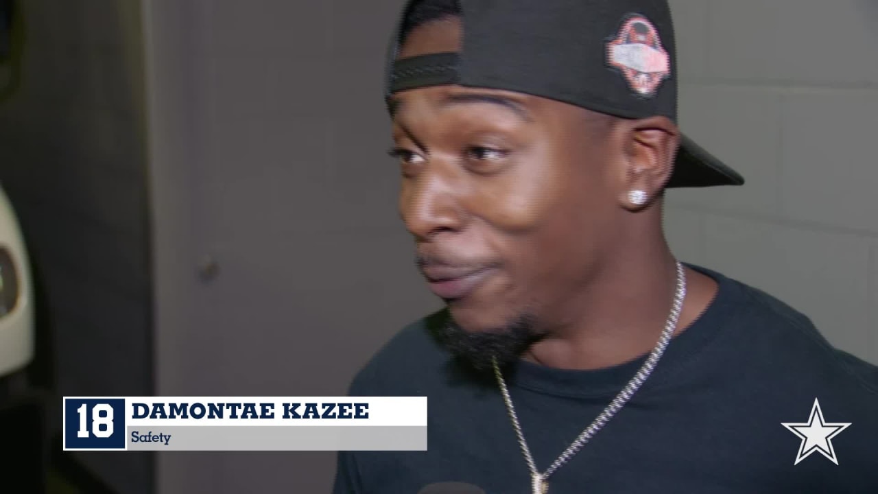 Damontae Kazee Postgame Week 8 | #DALvsMIN