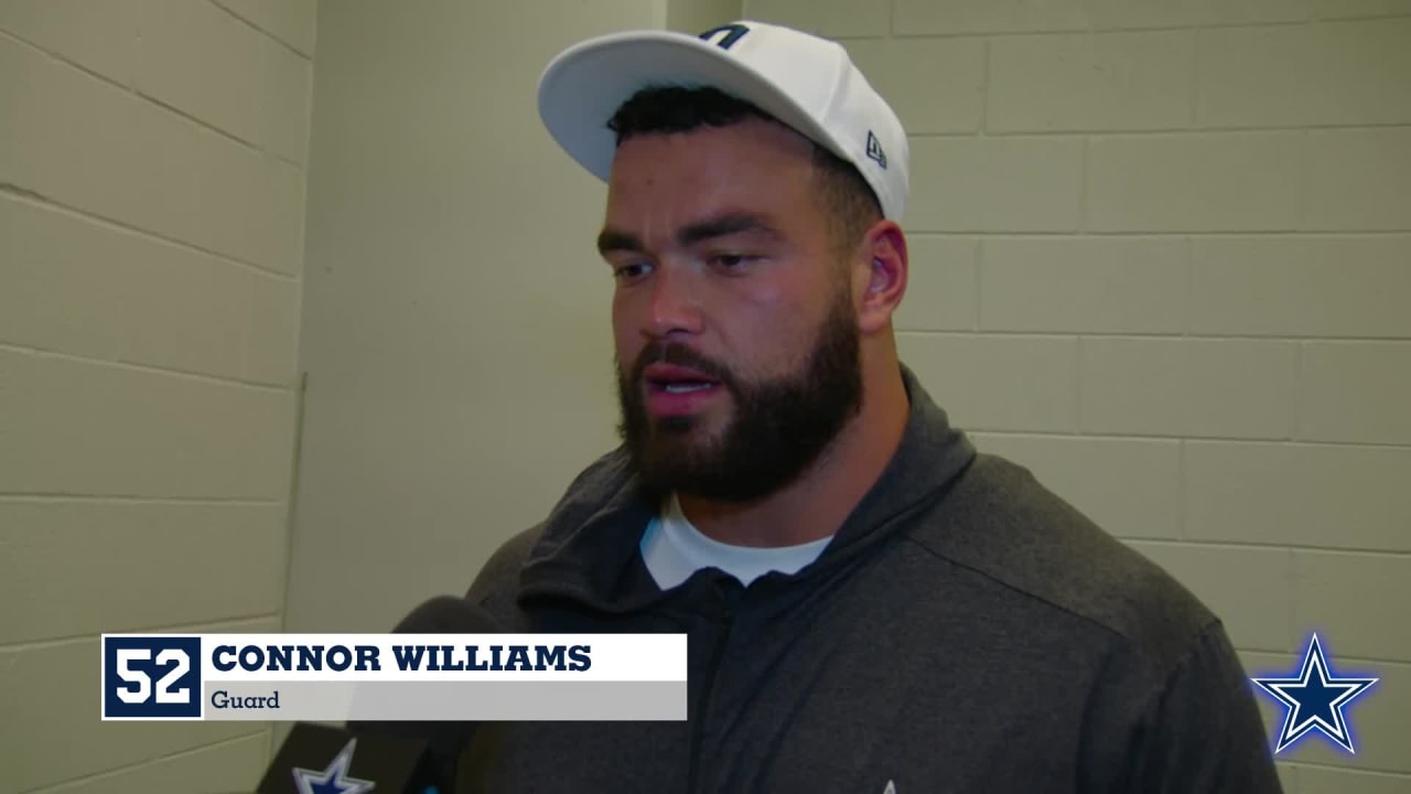 Connor Williams Postgame | Preseason Week 1