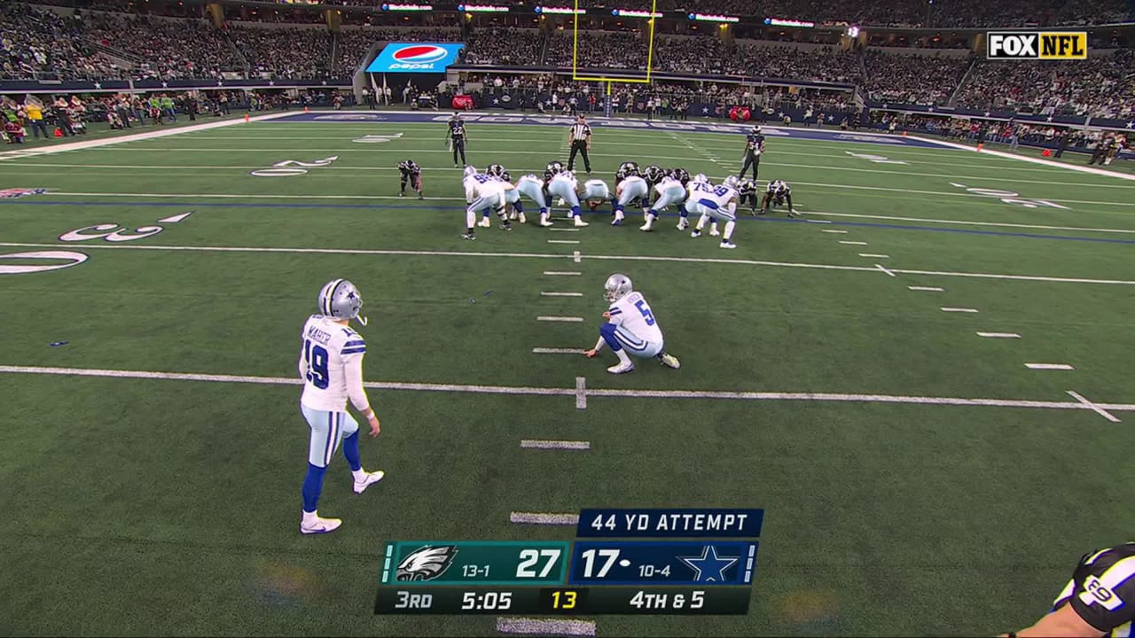 Brett Maher's 44-yard FG Cuts Down Eagles' Lead