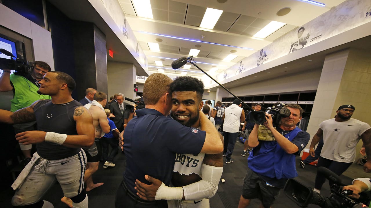 Locker Room Celebration & Speech After 10th Win