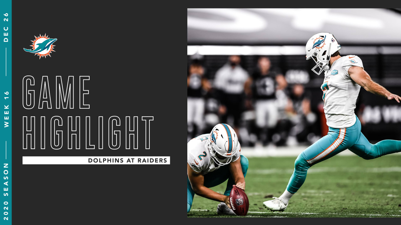 Jason Sanders Drills Game-Winning 44-Yard Field Goal to Beat Raiders