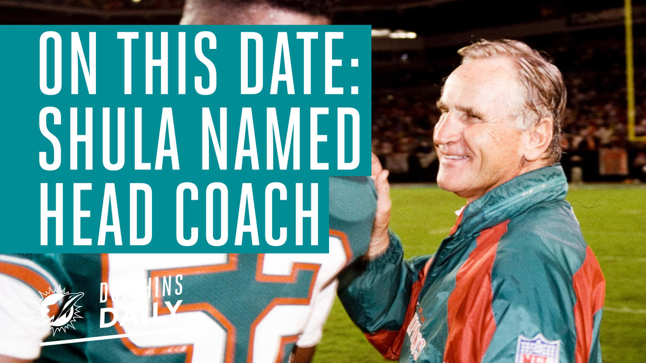 Dolphins Daily: On This Date - Shula Named Head Coach