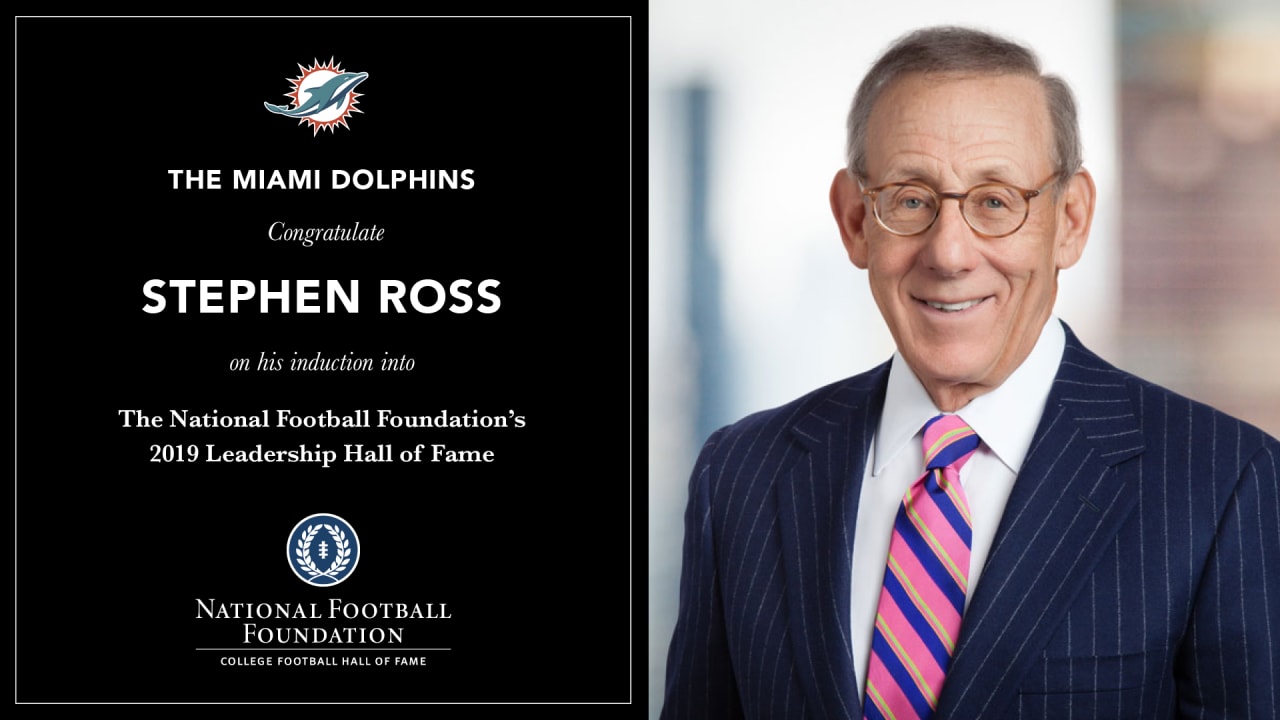 Stephen Ross Inducted To NFF Leadership Hall Of Fame