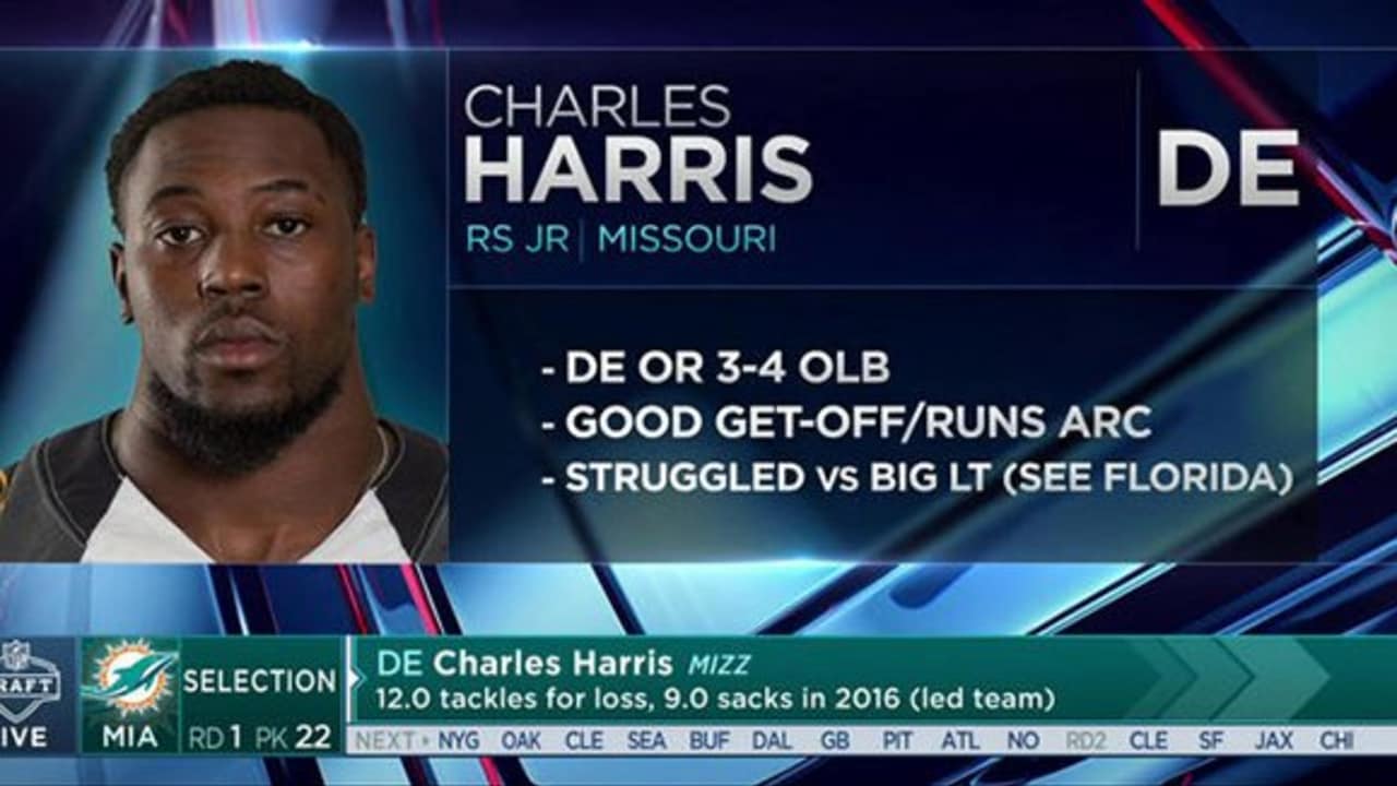 Dolphins select Charles Harris No. 22 in the 2017 NFL Draft
