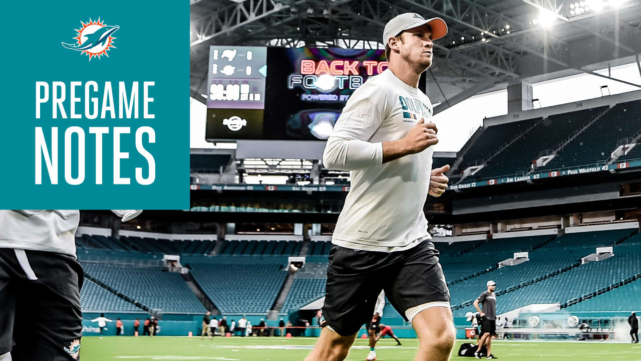 Pregame Notes | Dolphins vs. Buccaneers