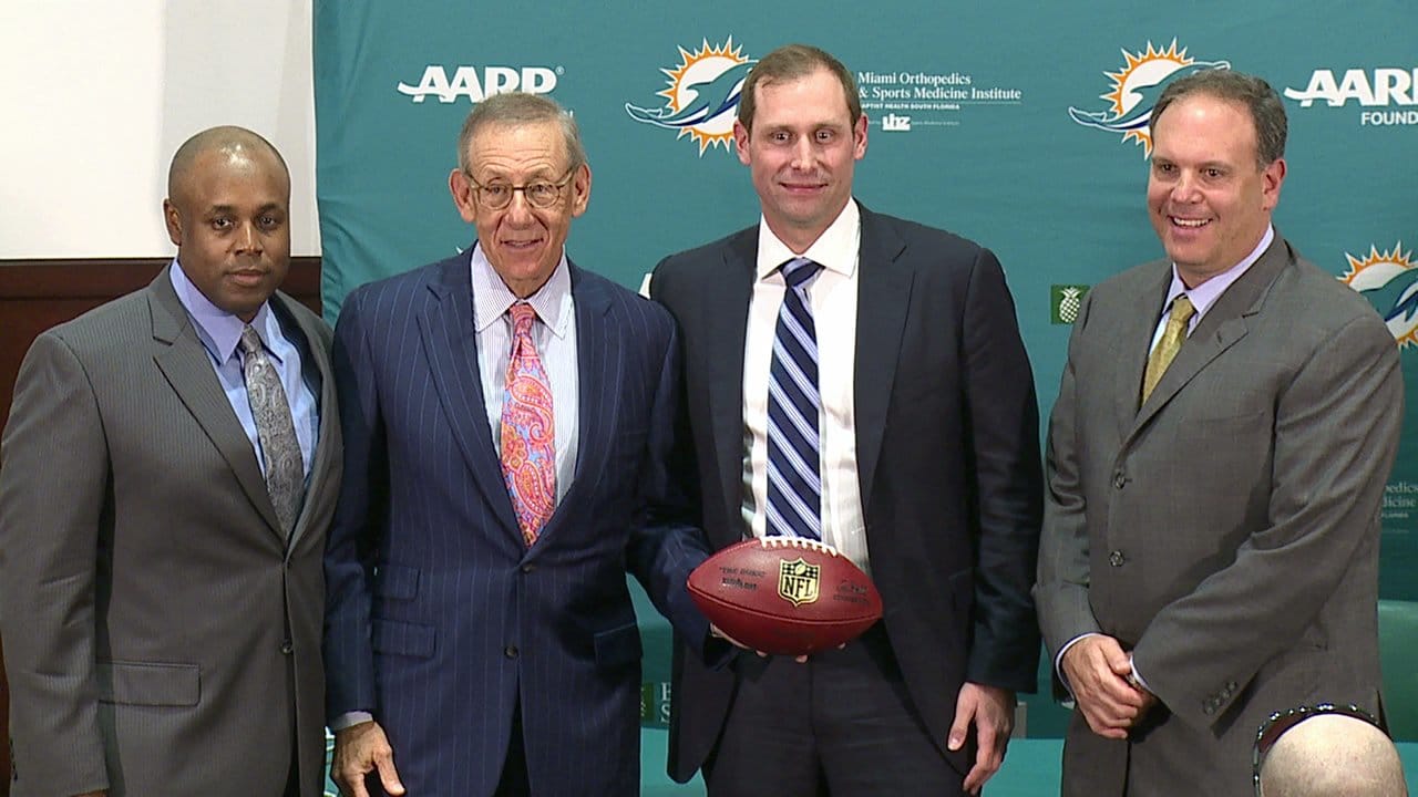 New Head Coach Adam Gase Introduced In Davie