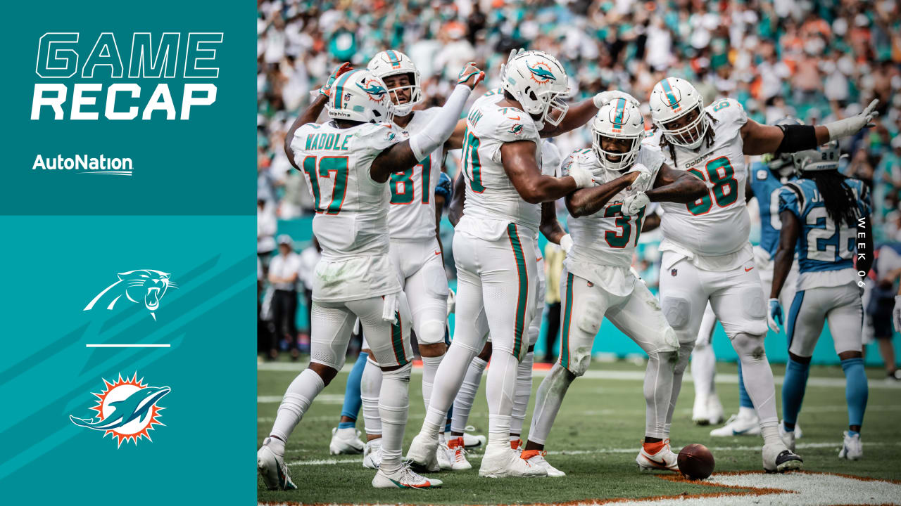 Game Recap: Dolphins Storm Back From Early Deficit to Beat Carolina, 42-21