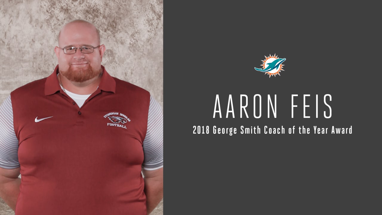 Dolphins Name MSD Assistant Coach Aaron Feis The George F. Smith High ...