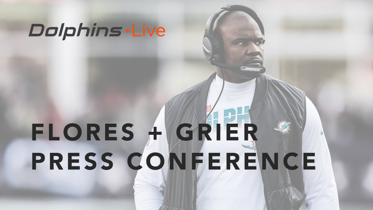 Brian Flores, Chris Grier 2019 Season Wrap Up Press Conference