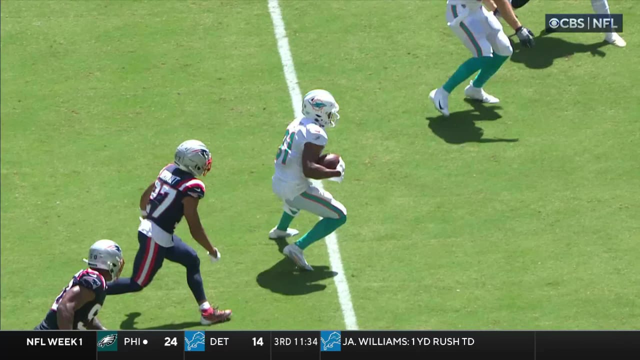 Raheem Mostert gets 16-yard catch and run