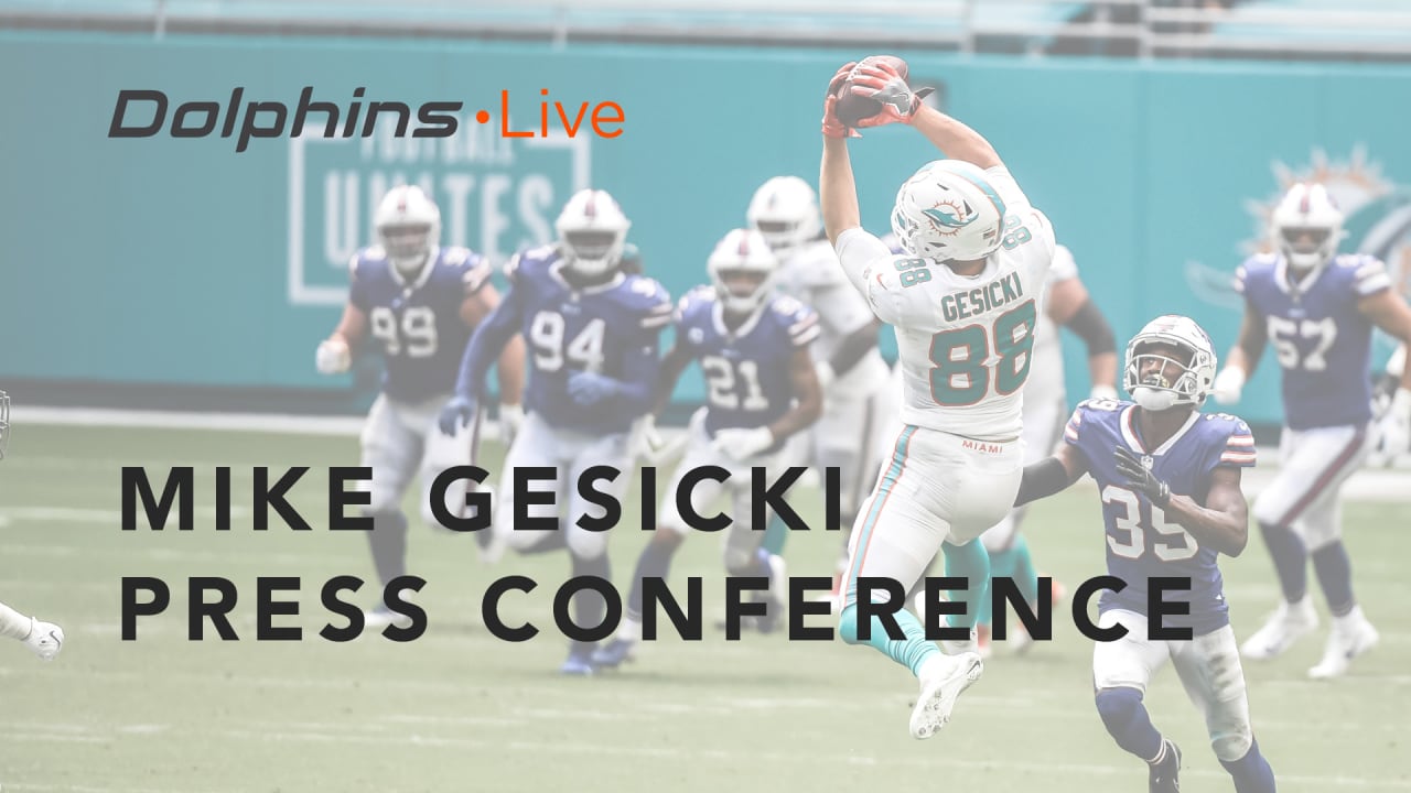 Mike Gesicki Bills-Dolphins Postgame Press Conference