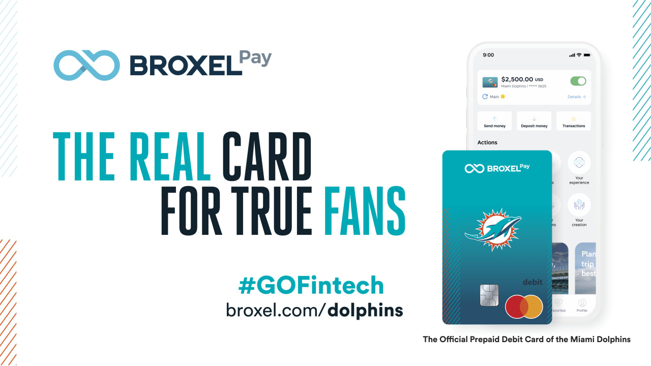 Miami Dolphins and Broxel Present The New Miami Dolphins Card