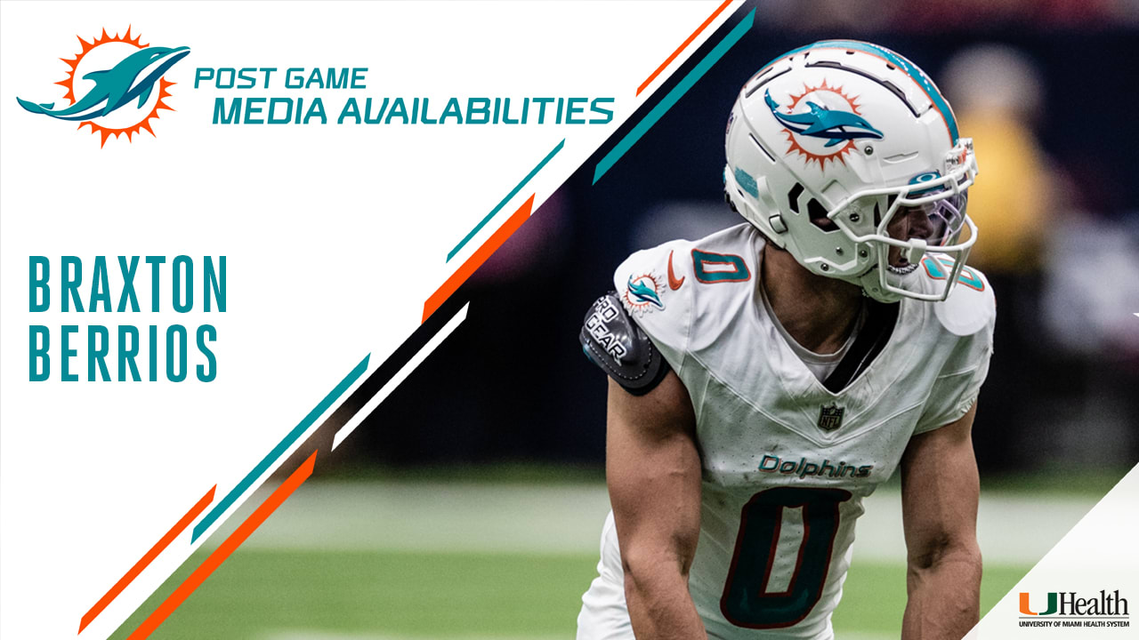 Braxton Berrios Meets with the Media