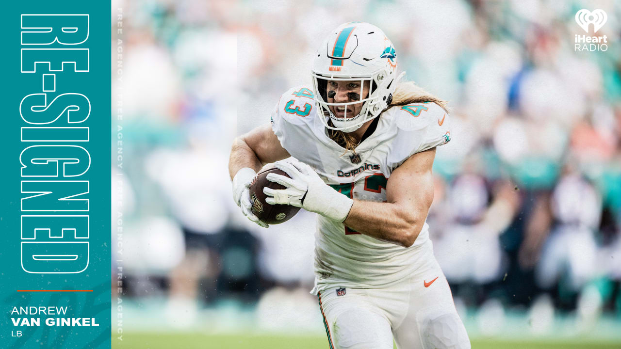 Miami Dolphins Re-Sign Andrew Van Ginkel