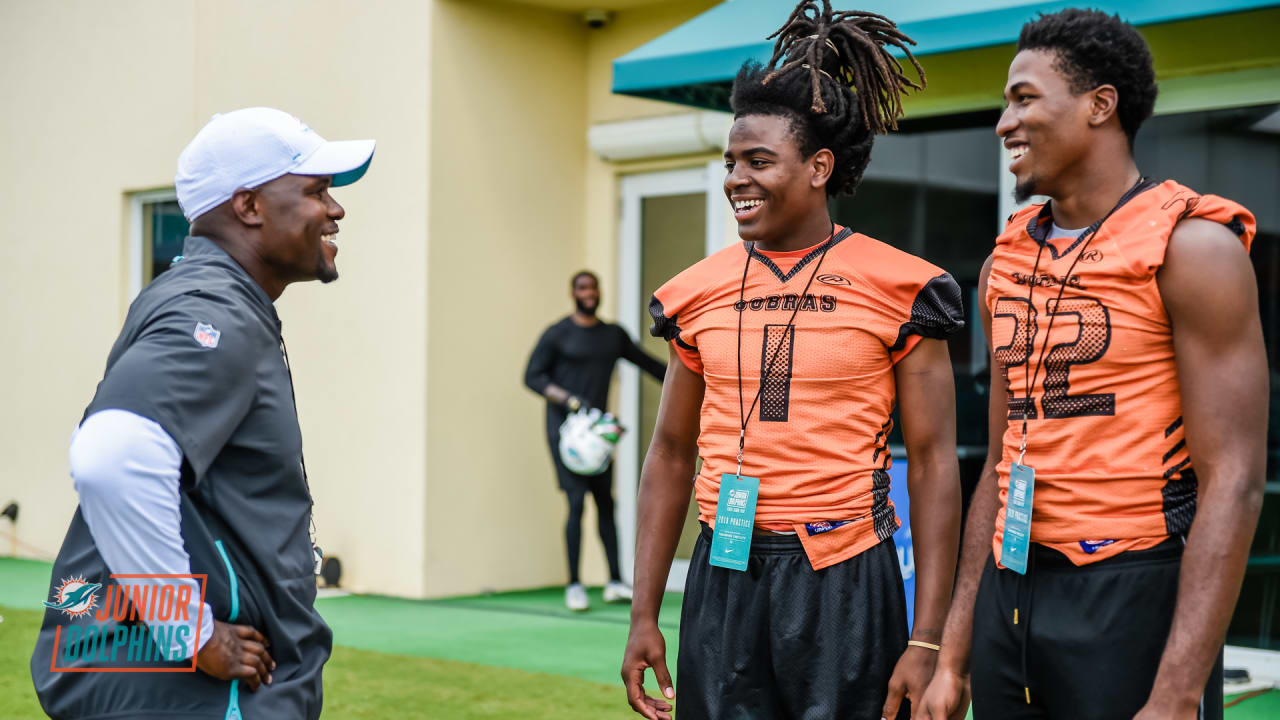 DOLPHINS DARKROOM: Junior Dolphins | Boyd Anderson High School Visits OTAs