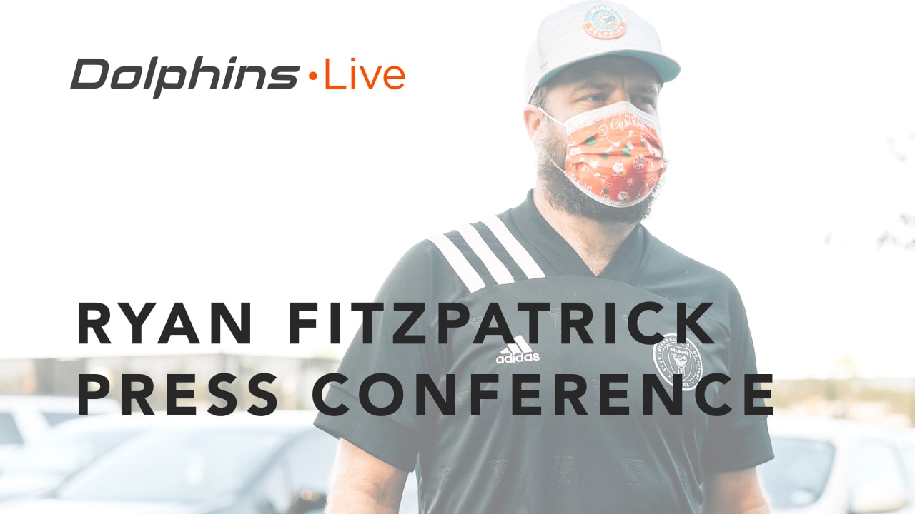 Ryan Fitzpatrick Dolphins-Raiders Press Conference
