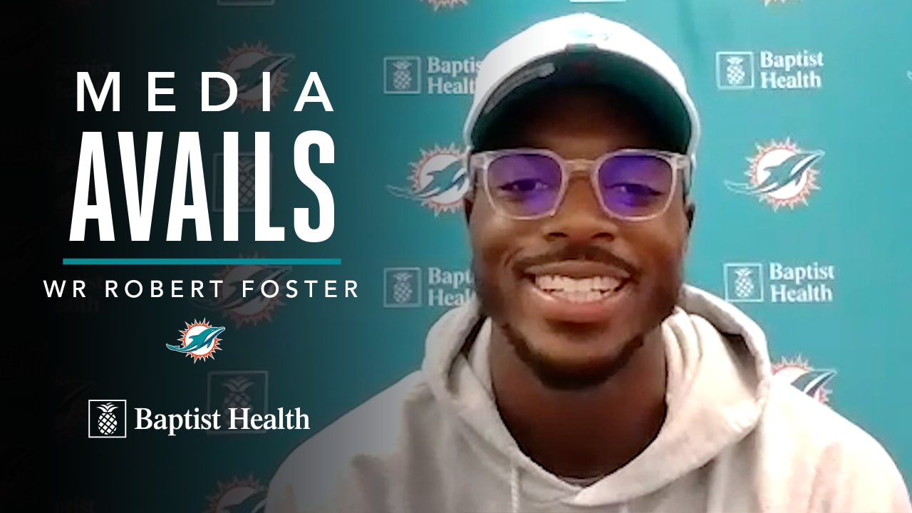 WR Robert Foster Meets With the Media | 2021 Free Agency | Press Conference