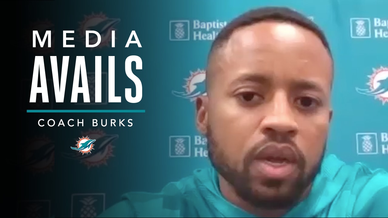 Charles Burks: Start With Honesty and Respect | Miami Dolphins Media Avails
