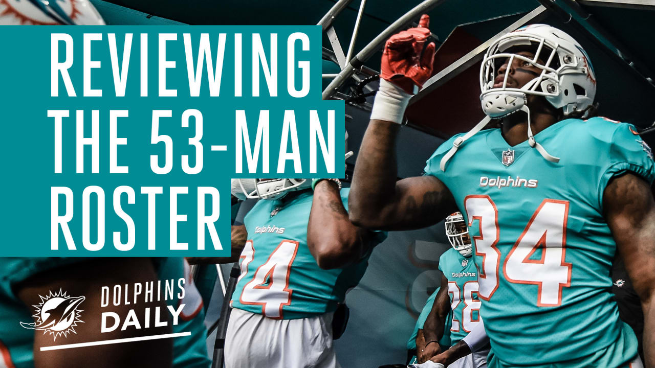Dolphins Daily: Reviewing The 53-man Roster