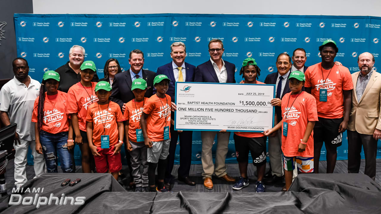 Miami Dolphins Foundation Pledges $1.5 Million To Baptist Health Foundation