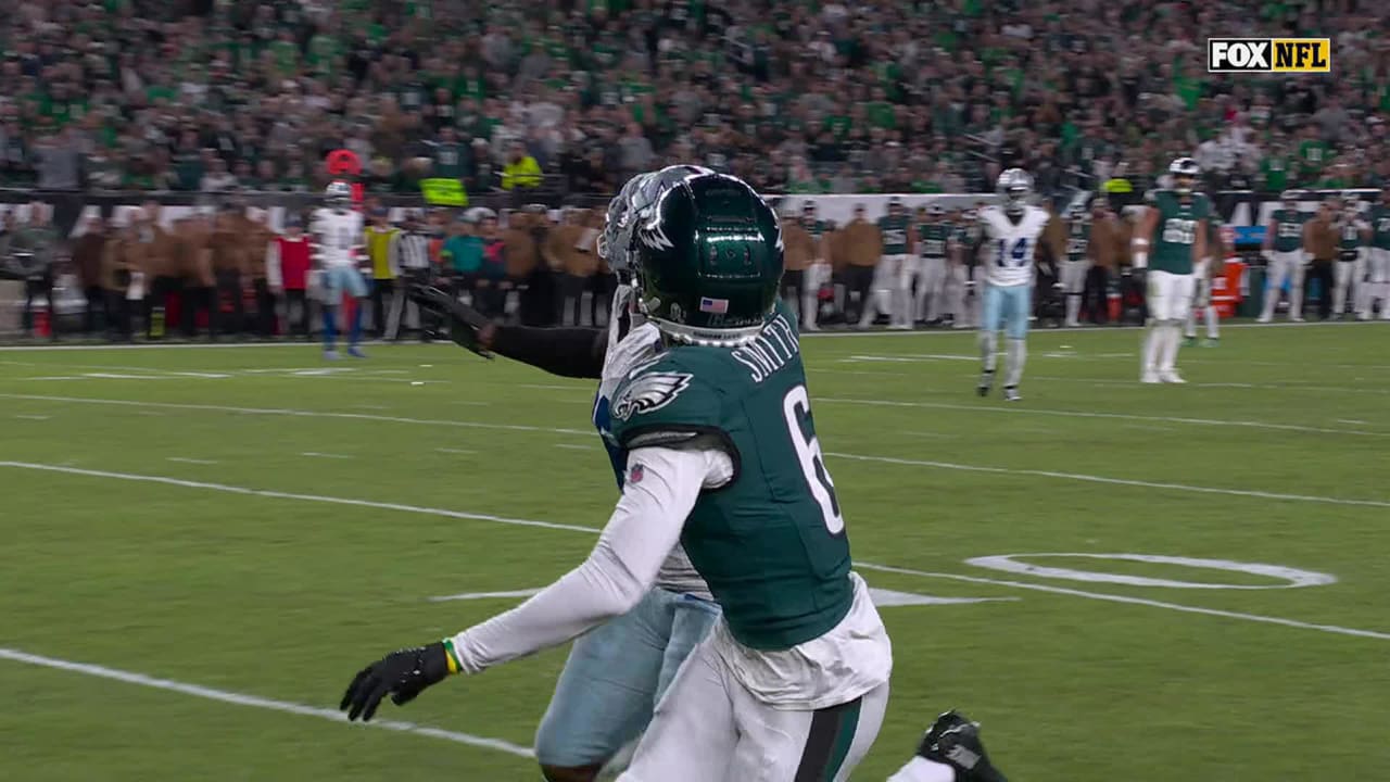 Highlight: Jalen Hurts with a 29-yard TD pass to DeVonta Smith