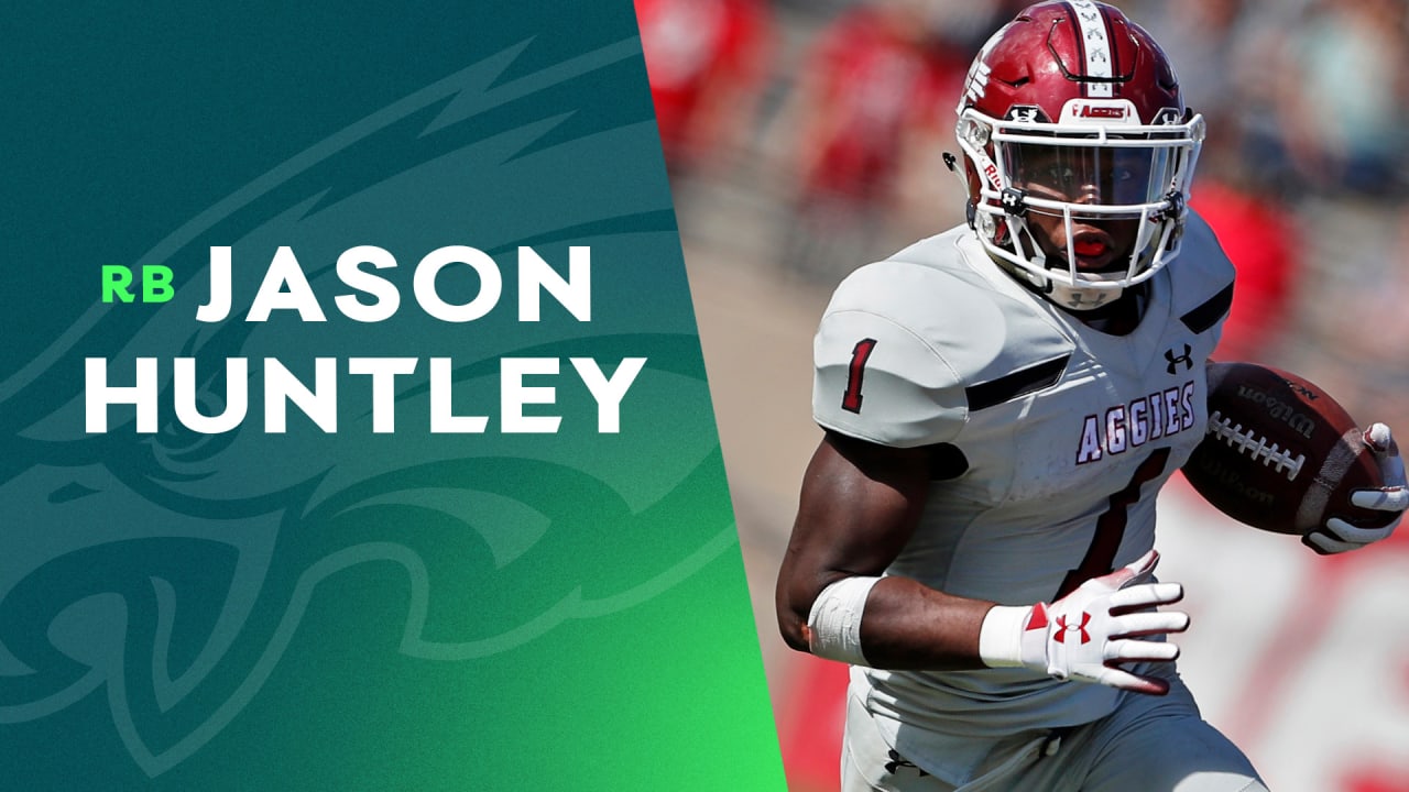 Eagles claim RB Jason Huntley off waivers