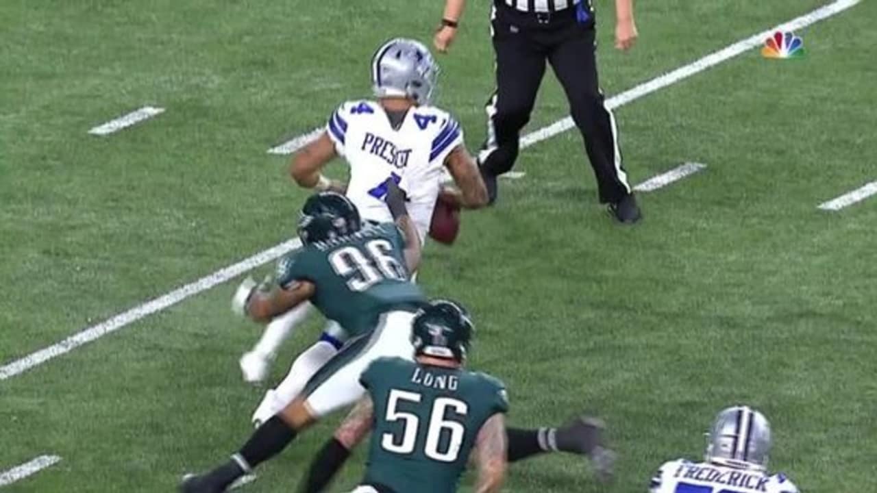 Highlight: Derek Barnett Sacks Dak Prescott