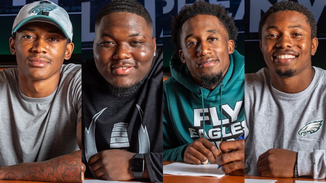 Eagles sign 4 of their 2021 draft picks