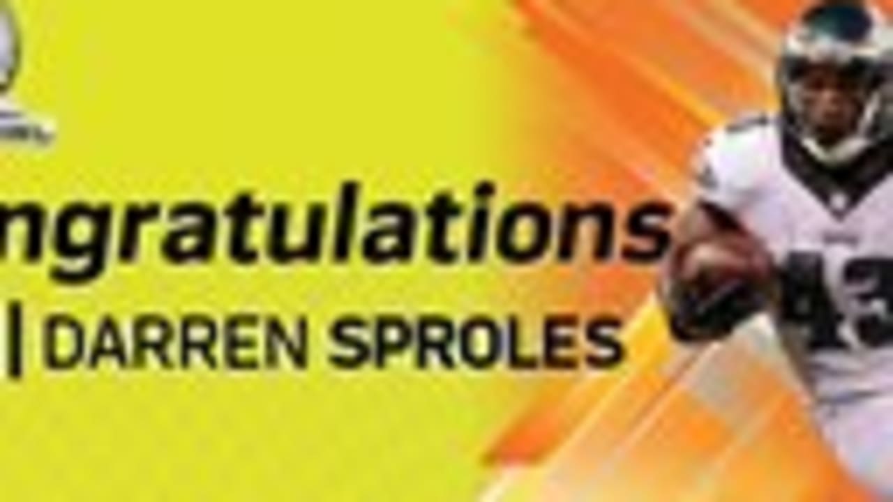 Sproles Finally Headed To The Pro Bowl