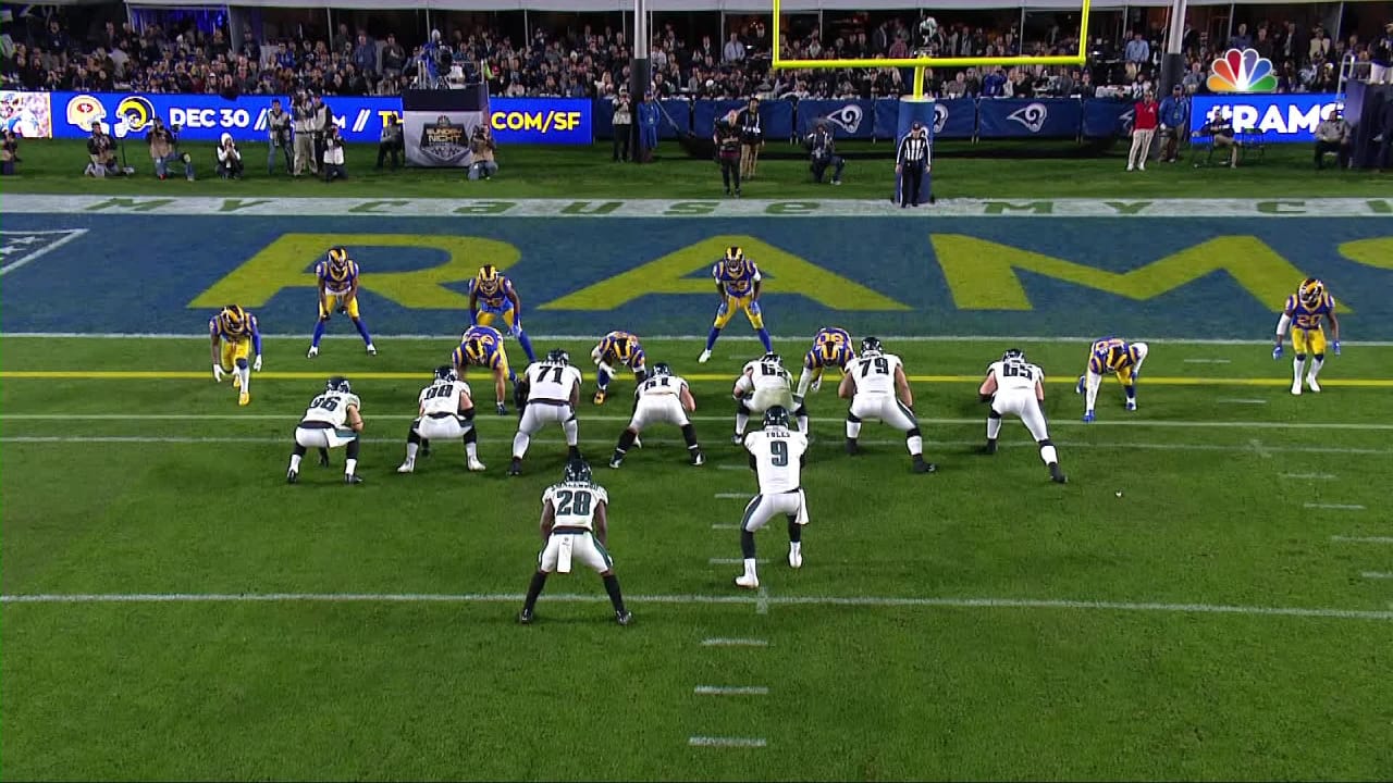 Wendell Smallwood Rushes For A 4-Yard Touchdown Vs. Los Angeles Rams