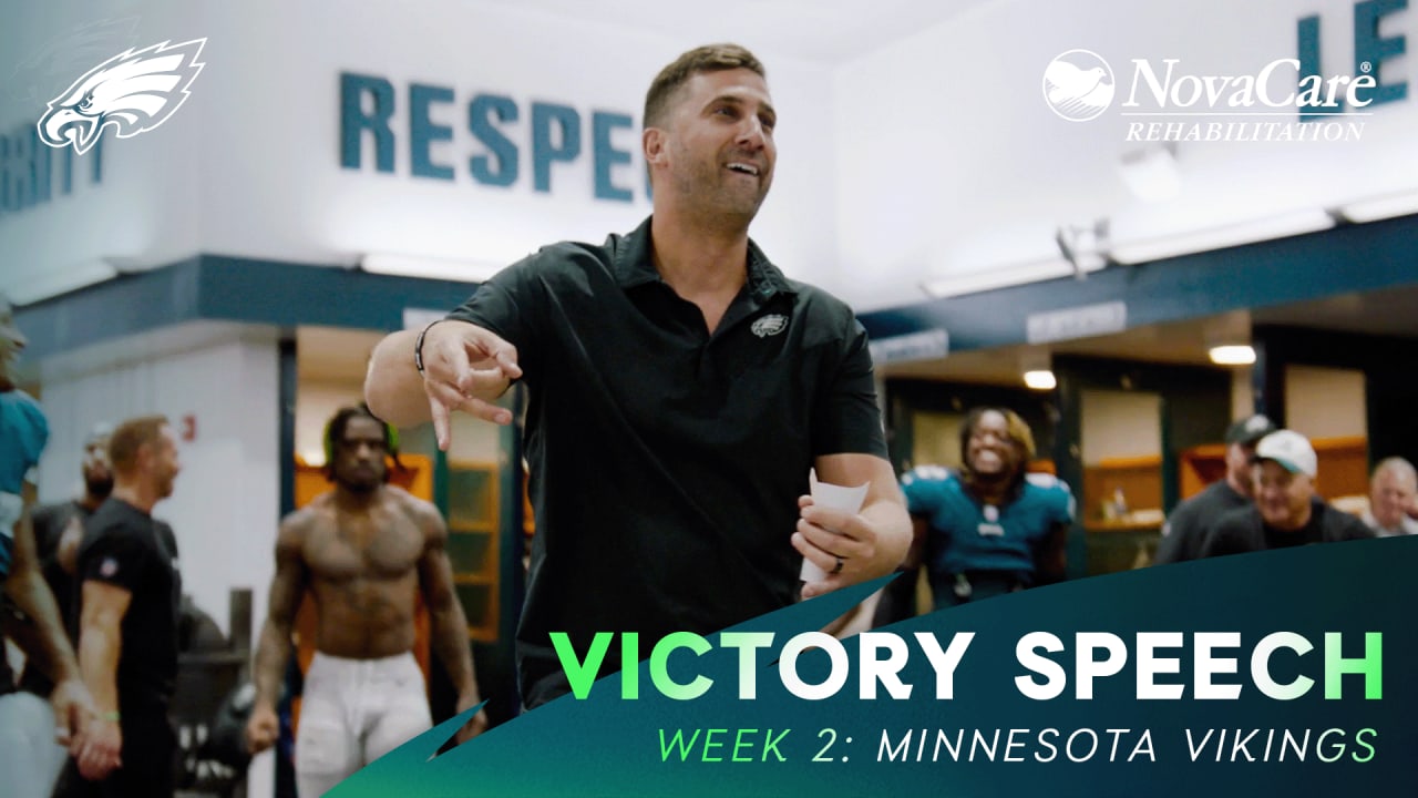 Postgame Locker Room Victory Speech: Week 2 | Vikings