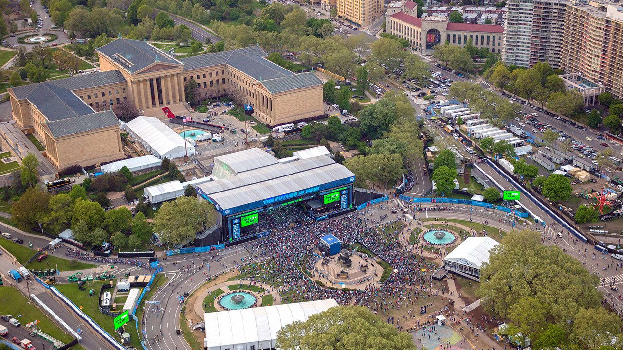Brilliant Aerial Shots Of The NFL Draft