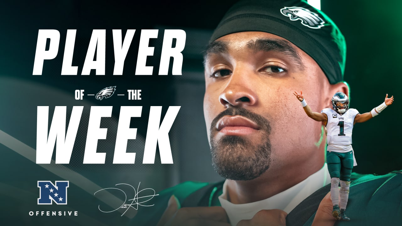 Jalen Hurts named NFC Offensive Player of the Week