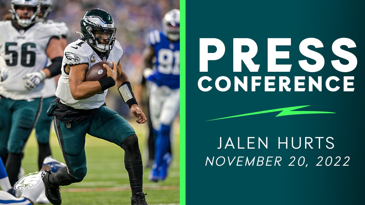 Press Conference: Jalen Hurts | November 20, 2022