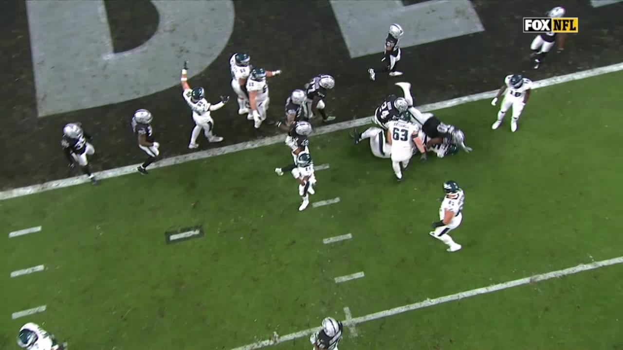 Highlight: RB Boston Scott rushes for a 1-yard touchdown vs. Las Vegas