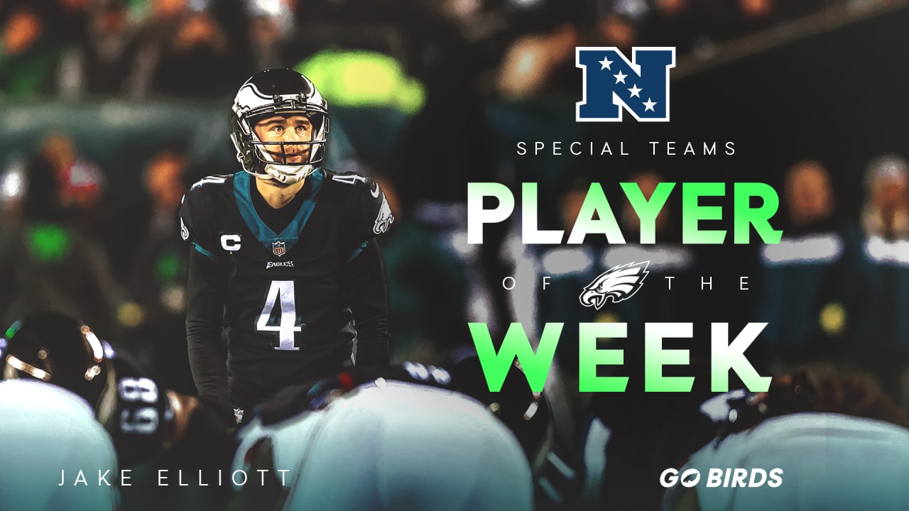 Jake Elliott named NFC Special Teams Player of the Week