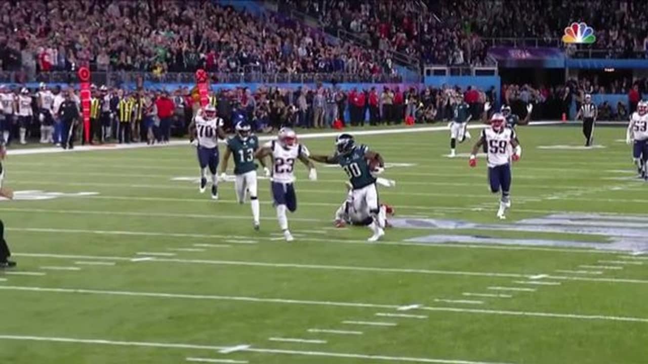 Highlight: RB Clement Throws Wicked Stiff Arm On 55-Yard Catch-And-Run