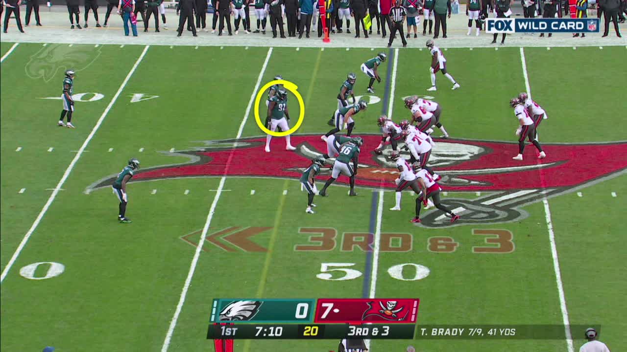 Breakdown: Eagles defense pressuring Bucs QB Tom Brady Breakdown: Eagles defense pressuring Bucs QB Tom Brady