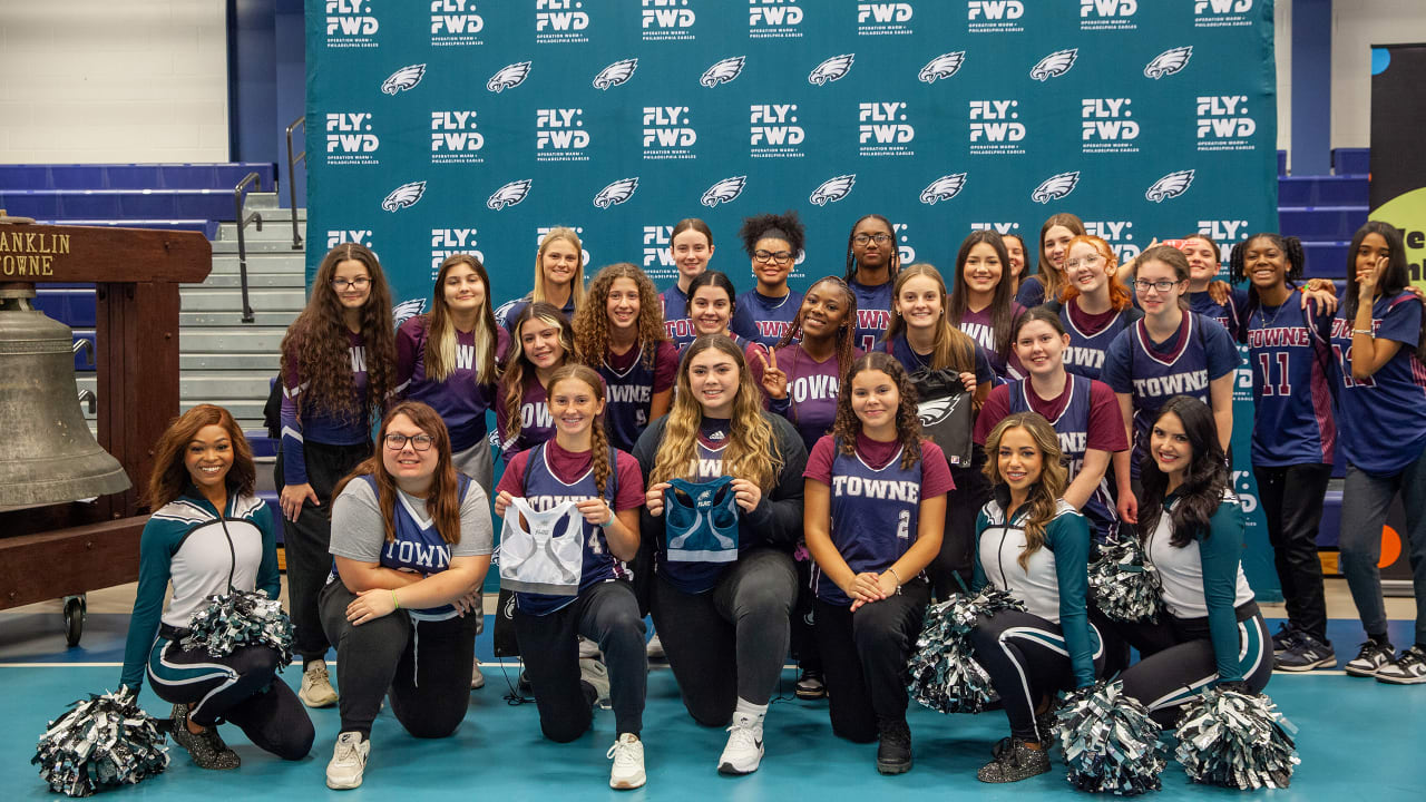 Eagles host FLY:FWD sports bra distribution