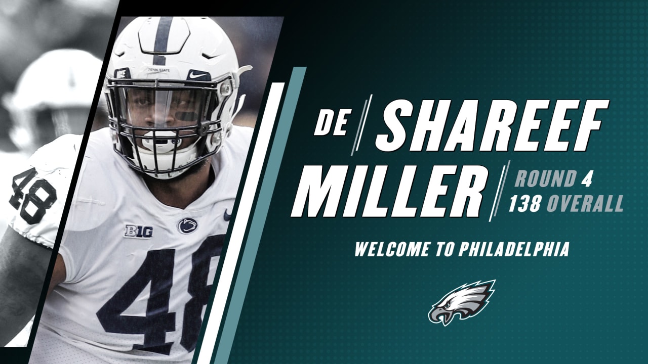 Eagles select DE Shareef Miller in the fourth round of the 2019 NFL Draft