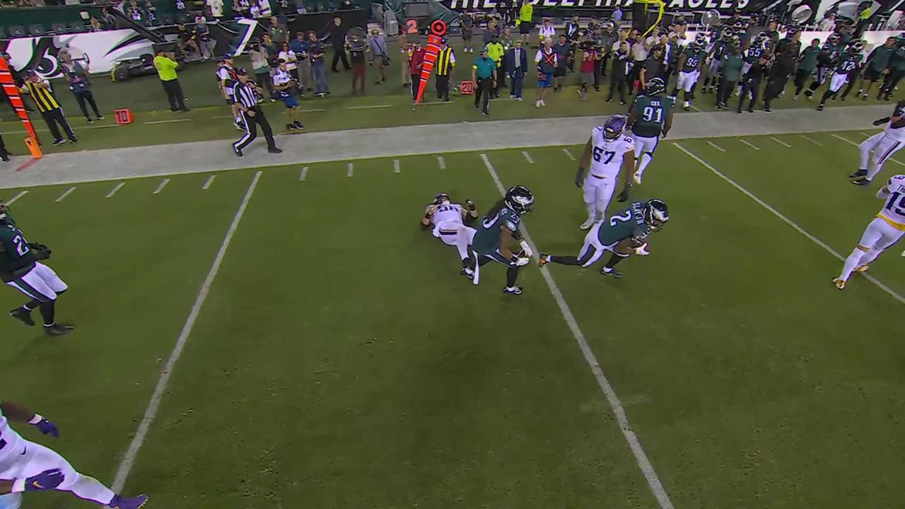 Highlight: Darius Slay finishes Justin Jefferson's route for him to ...