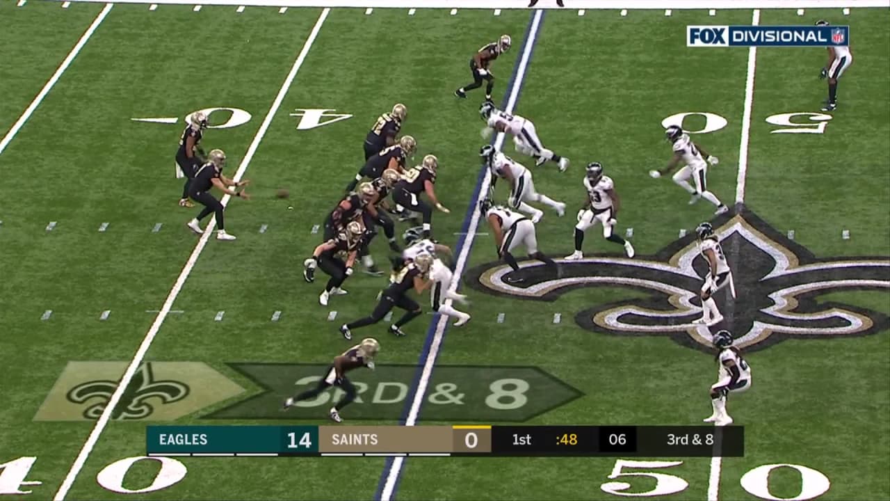Highlight: Brandon Graham Flies Off The Edge For Spectacular Strip-Sack