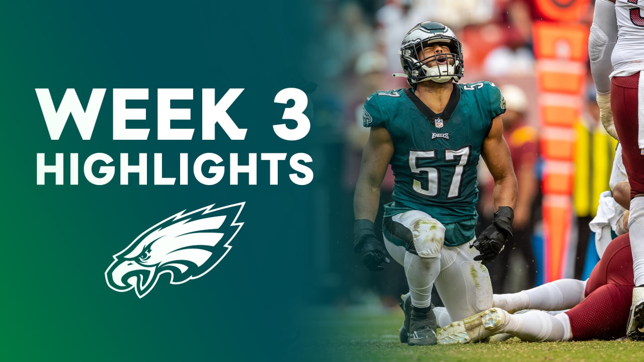 Highlights Eagles Vs Commanders Week 3