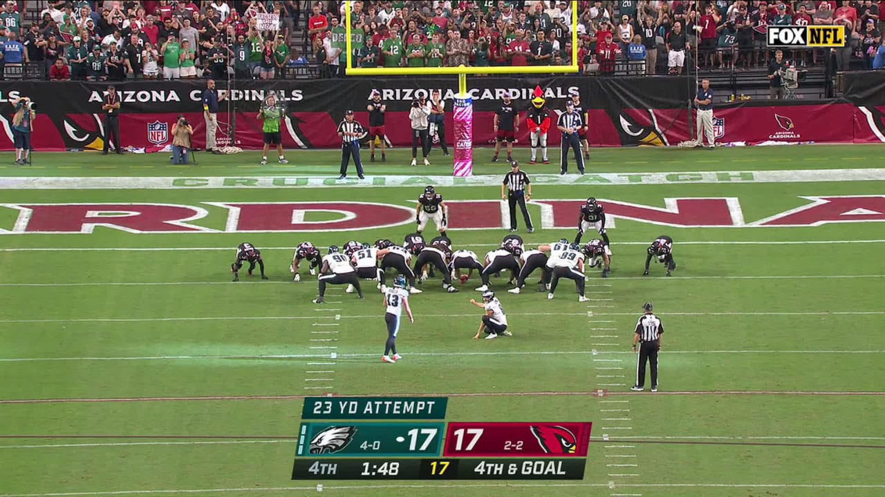 Highlight: Cameron Dicker put the Eagles ahead with a 23-yard FG