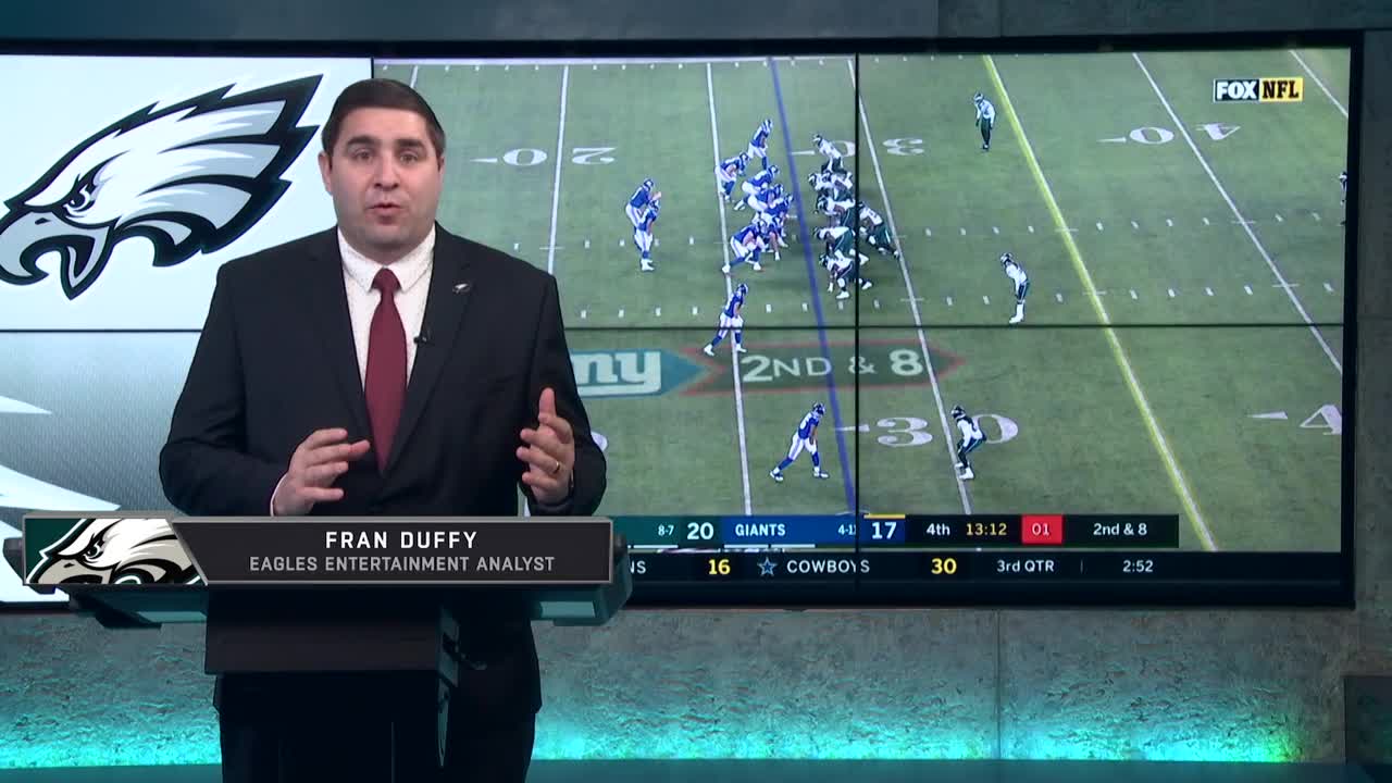 Breakdown: Malcolm Jenkins, Fletcher Cox team up to force turnover