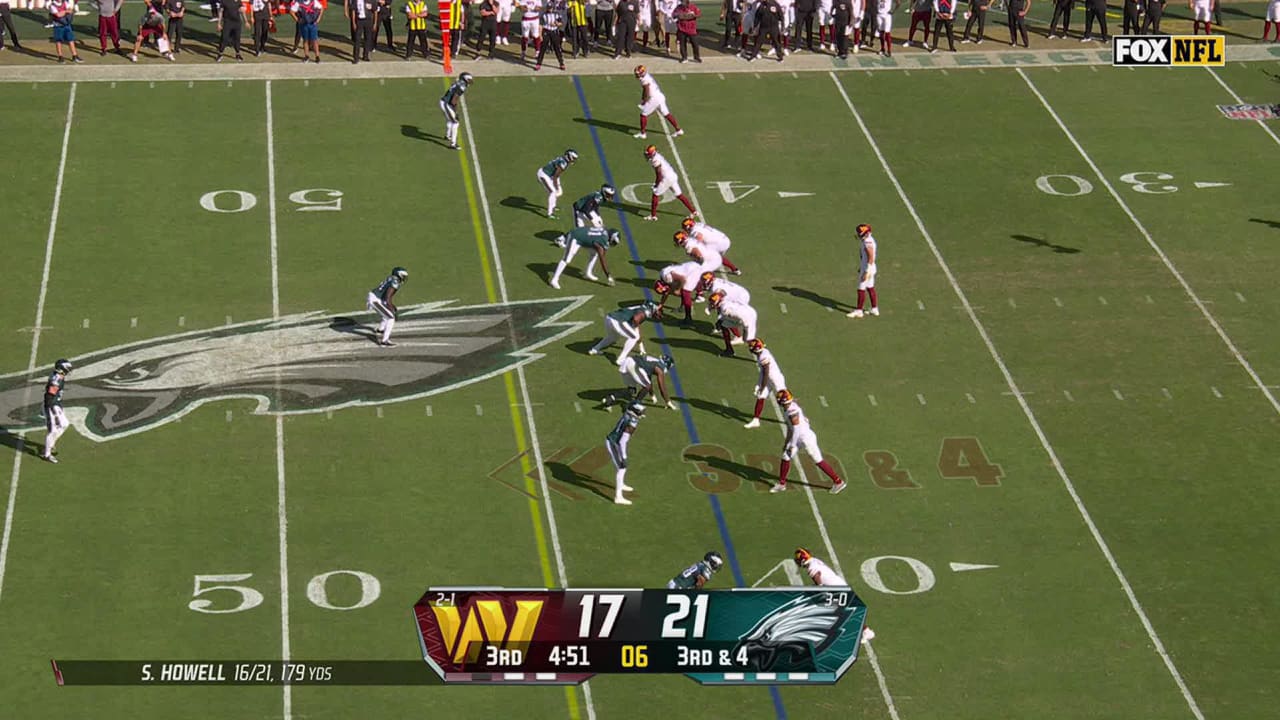 Highlight: Nicholas Morrow blasts Sam Howell on third-down sack