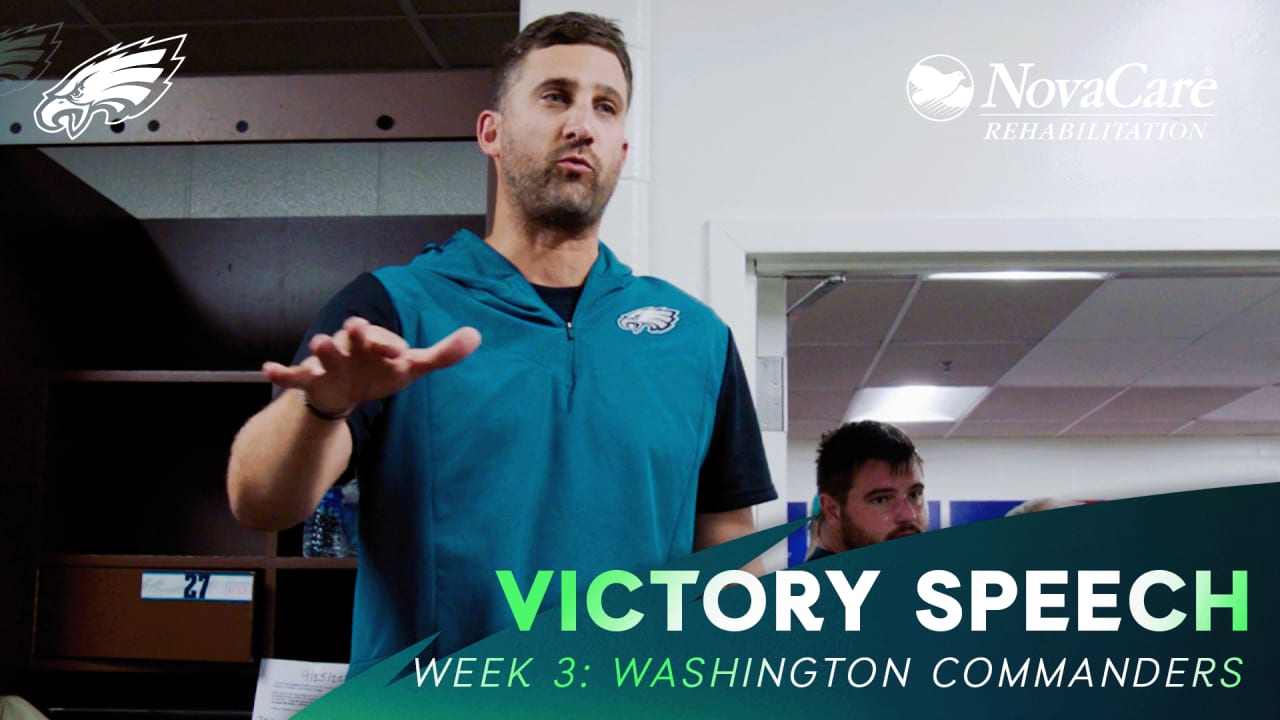 Postgame Locker Room Victory Speech: Commanders | Week 3