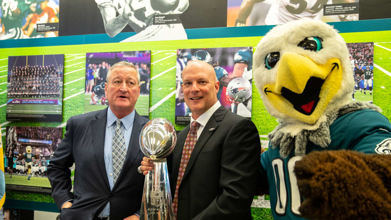 Eagles Exhibition Unveiled At Philadelphia International Airport