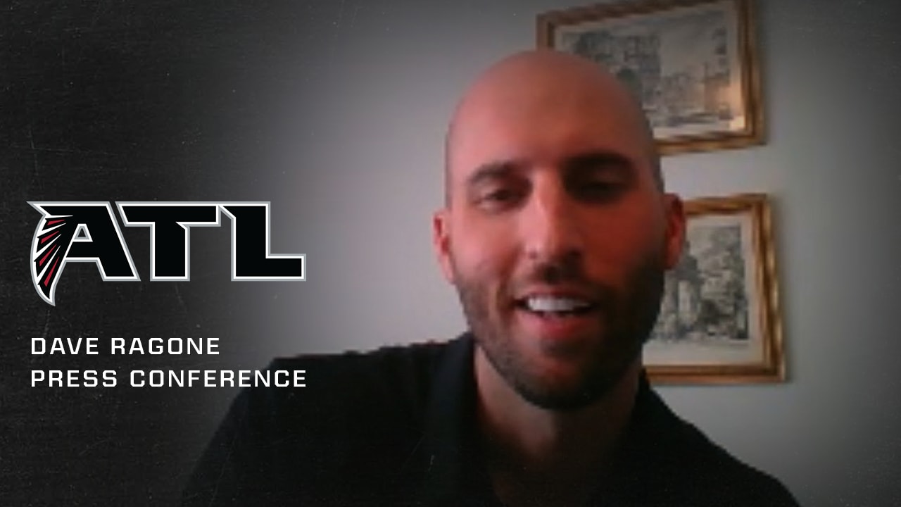 Dave Ragone, Falcons' new Offensive Coordinator, speaks to the media ...