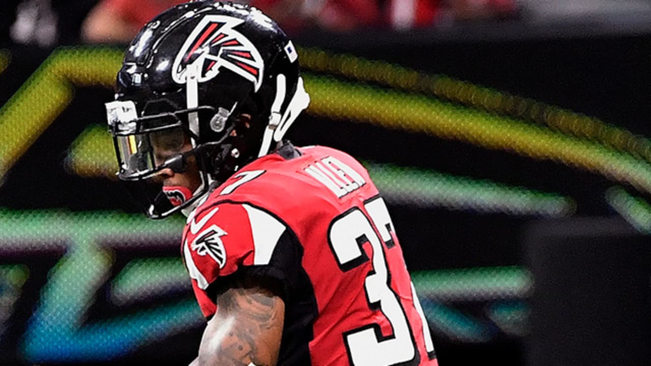 Ricardo Allen picks off pass after it bounces off C.J. Anderson
